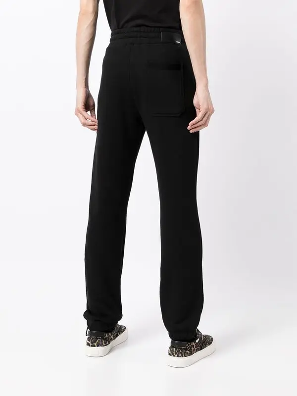 Amiri Logo-print Cotton Track Pants - Black
