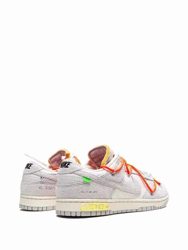Nike X Off White Dunk Low Lot Sneakers - Neutrals