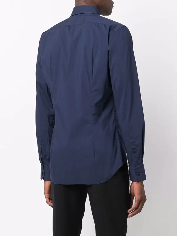 XACUS Long-sleeve Regular Fit Shirt - Blue