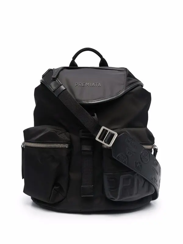 Premiata Lyn Logo-print Backpack - Black