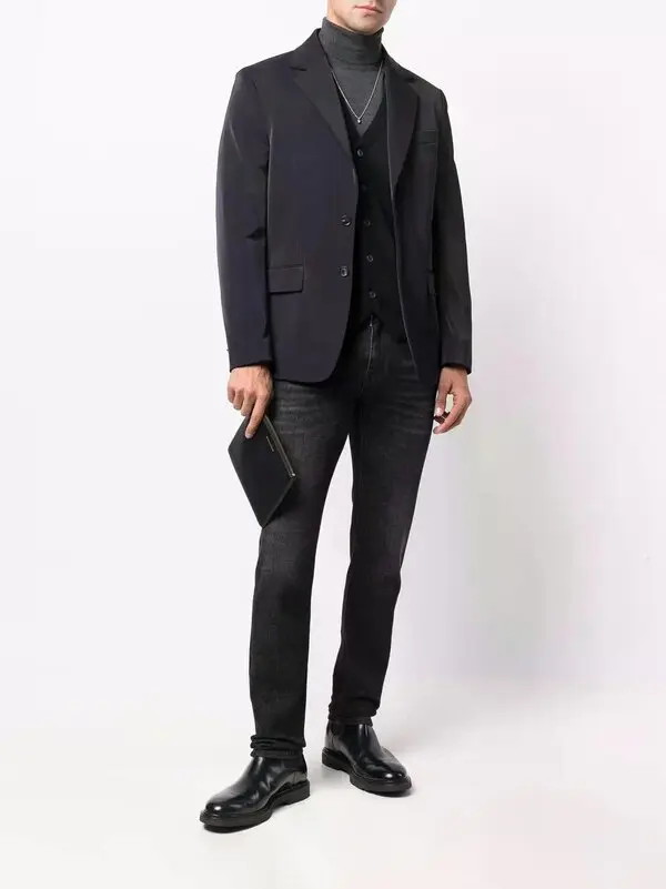FILERIA Virgin Wool Gilet - Black