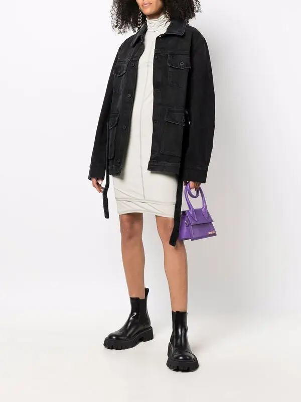 Off-White Logo-print Jersey Dress