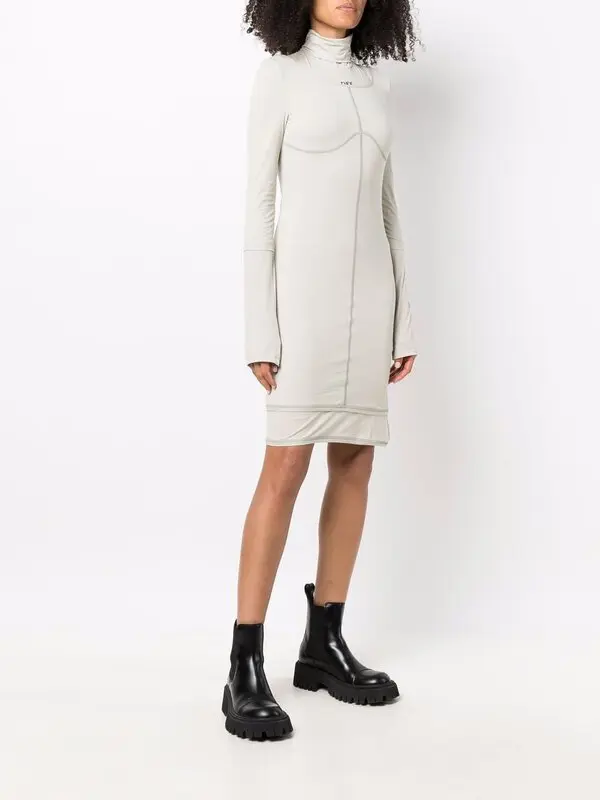 Off-White Logo-print Jersey Dress