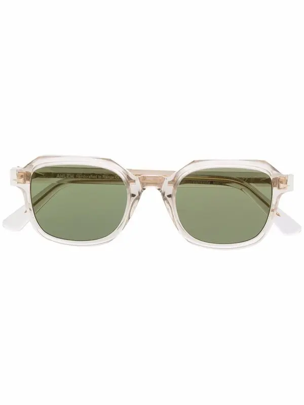 AHLEM Rue Saint Dominique Hexagonal-frame Sunglasses - Neutrals