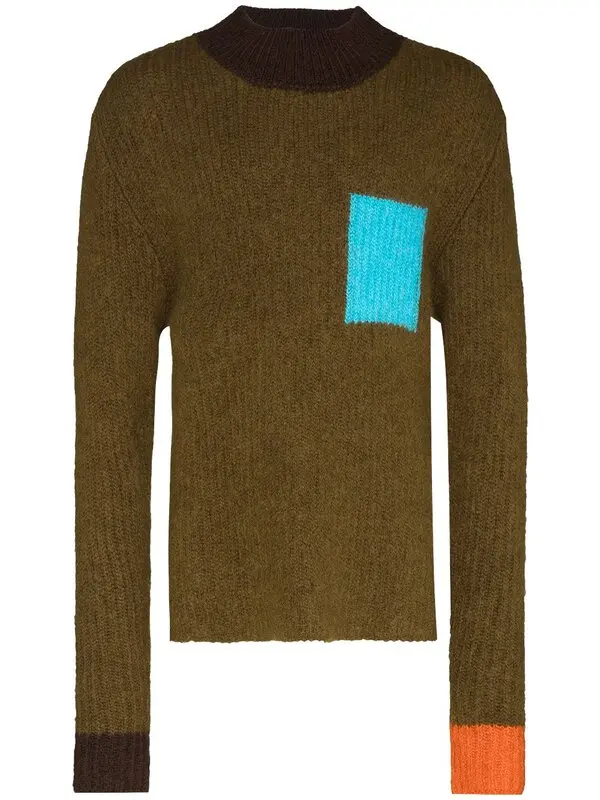 Jacquemus Colourblock Ribbed Jumper
