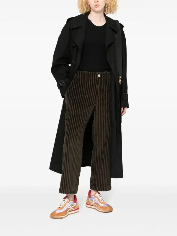 MAISON JEJIA Corduroy Cropped Trousers