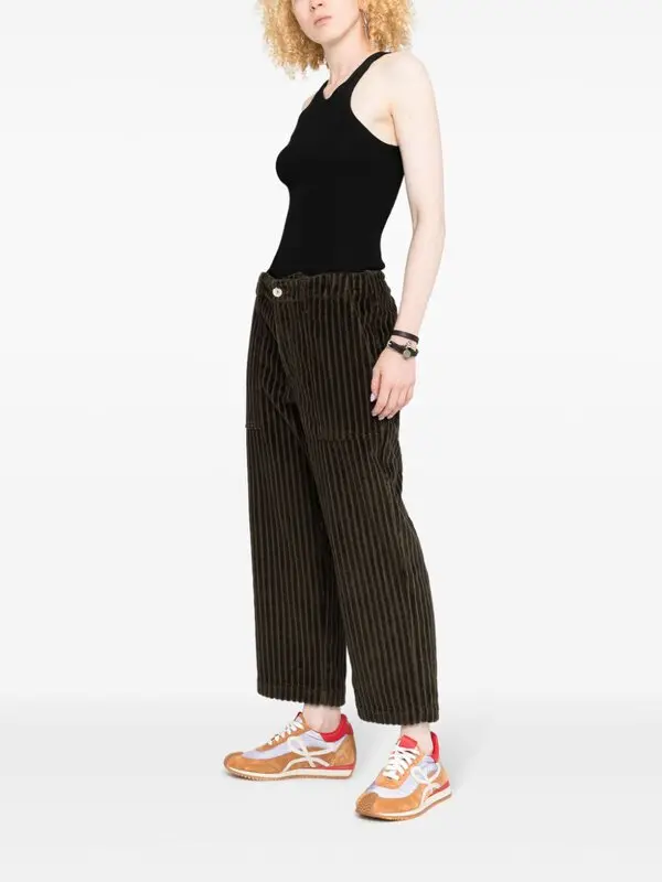 MAISON JEJIA Corduroy Cropped Trousers