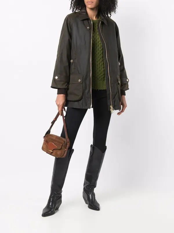 Barbour Norwood Waxed Jacket Olive Barbour Re-engineered Norwood