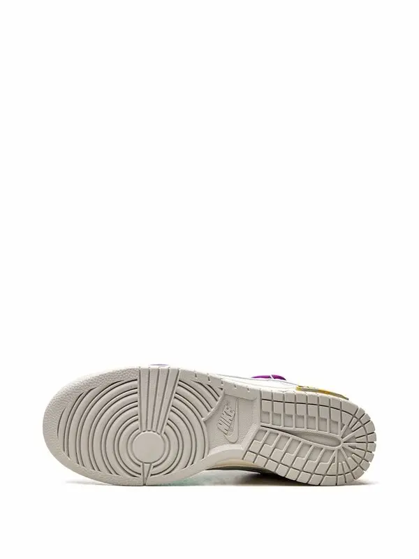 Nike X Off White Dunk Low Lot 21 Sneakers - White