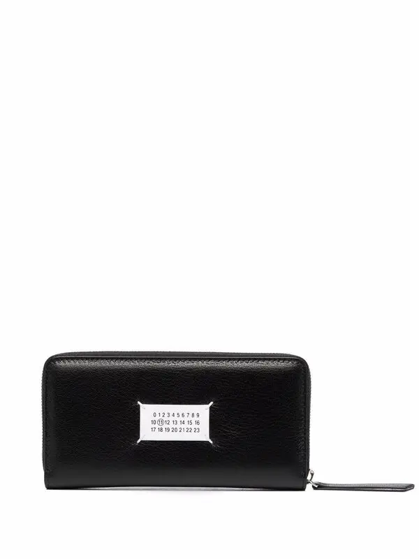 MAISON MARGIELA Numbers-patch Leather Wallet