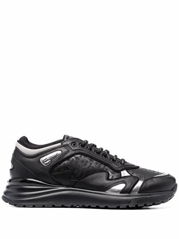 FERRAGAMO Gancini Rainbow Low-top Sneakers