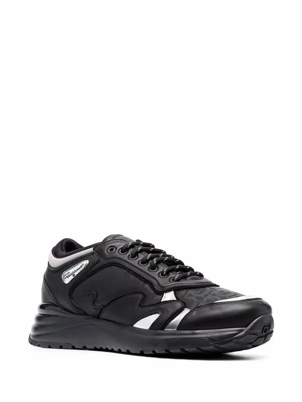 FERRAGAMO Gancini Rainbow Low-top Sneakers