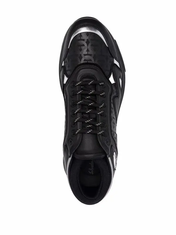 FERRAGAMO Gancini Rainbow Low-top Sneakers