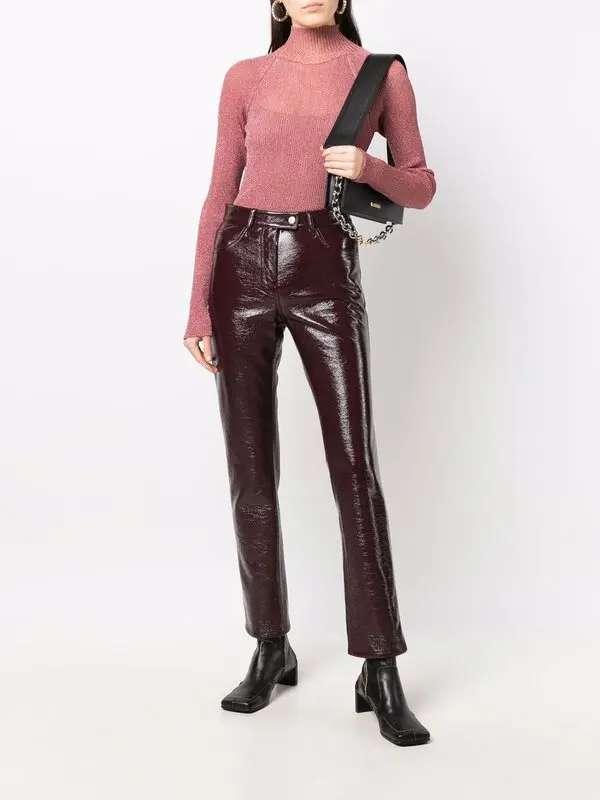 COURREGES Five-pocket Straight Trousers - Red