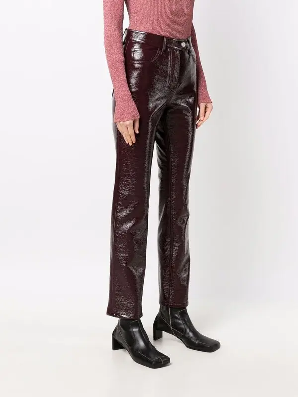 COURREGES Five-pocket Straight Trousers - Red