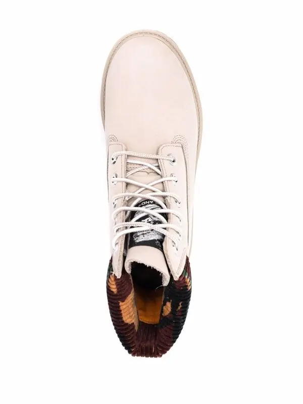 Timberland Camo Trim Lace-up Boots