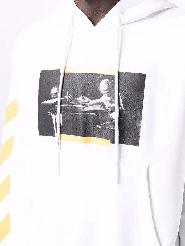 Off-White Caravaggio Painting Diag-stripe Hoodie