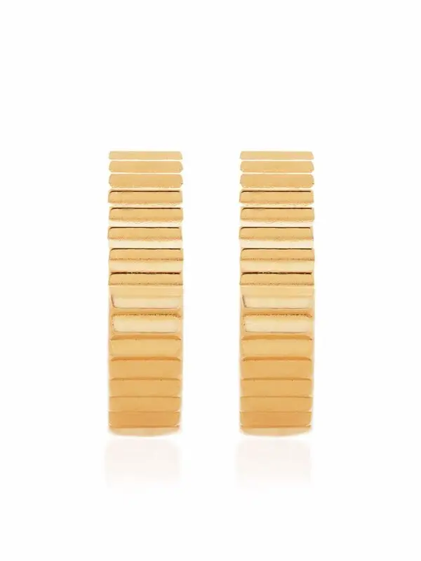 Monica Vinader Disco Huggie Earrings - Gold