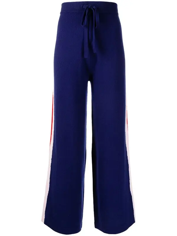 Être Cécile Side-stripe Wide Leg Trousers