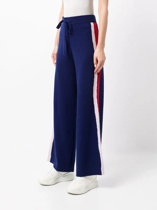Être Cécile Side-stripe Wide Leg Trousers