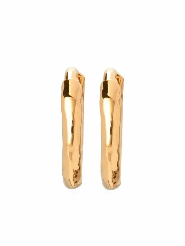 Monica Vinader Ziggy Huggie Earrings - Gold