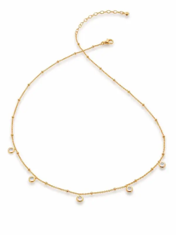Monica Vinader Mini Gem Necklace - Gold