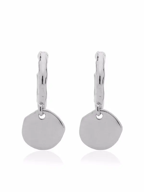 Monica Vinader Siren Muse Huggie Earrings - Silver