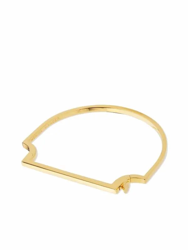 Monica Vinader Signature Skinny Bangle - Gold