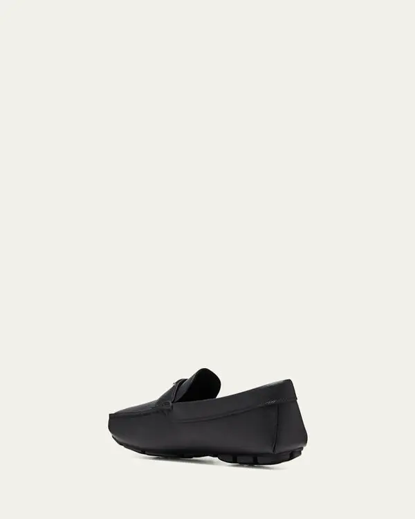 Prada Triangle Logo Leather Drivers