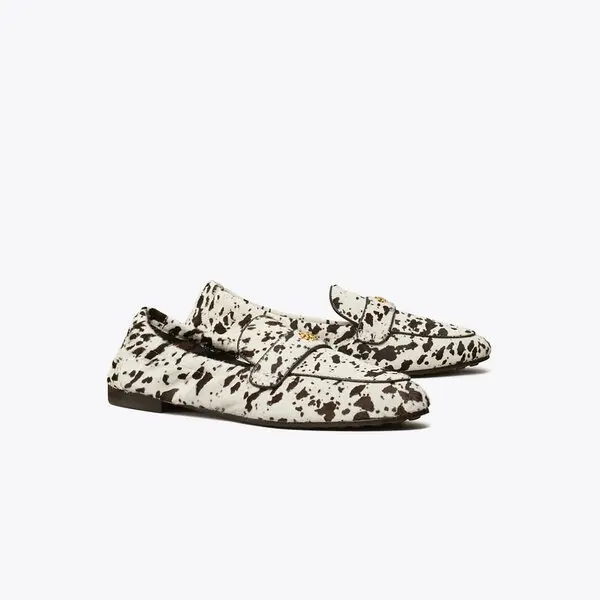 Tory Burch Ballet Loafer - Cow Print/coco