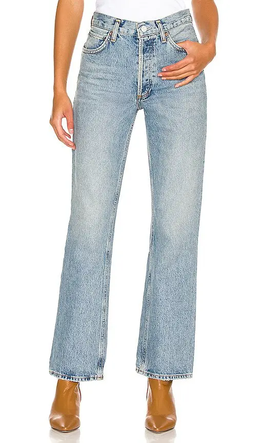 AGOLDE Mid Rise Relaxed Boot Jeans