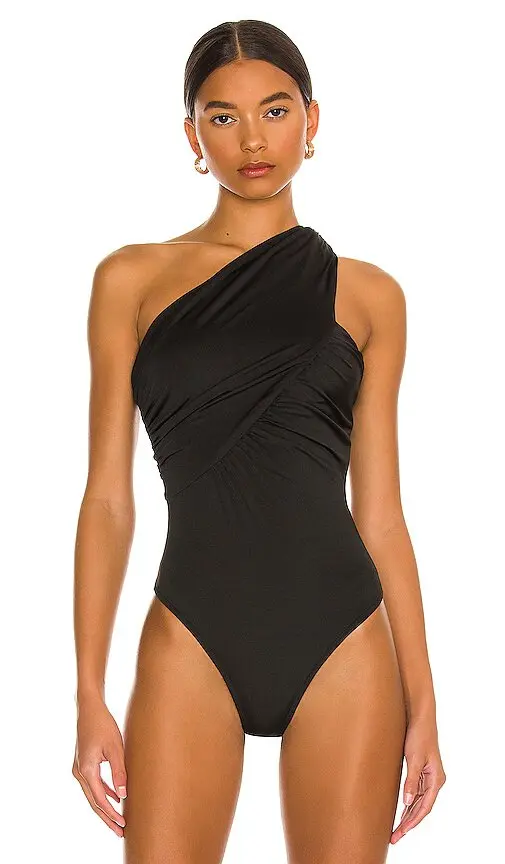 Superdown One Shoulder Bodysuit With Back Cut-out