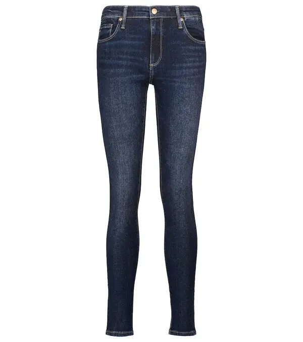Ag Farrah High-rise Skinny Jeans - Blue