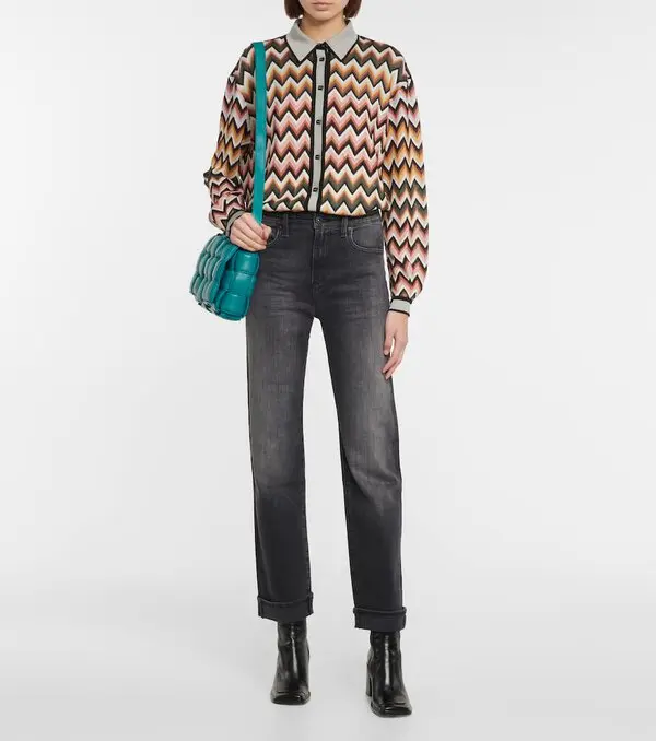 Ag Alexxis High-rise Straight Jeans
