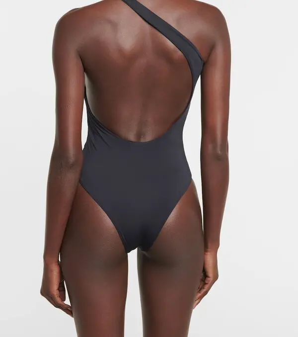 Off-White Logo One-shoulder Swimsuit
