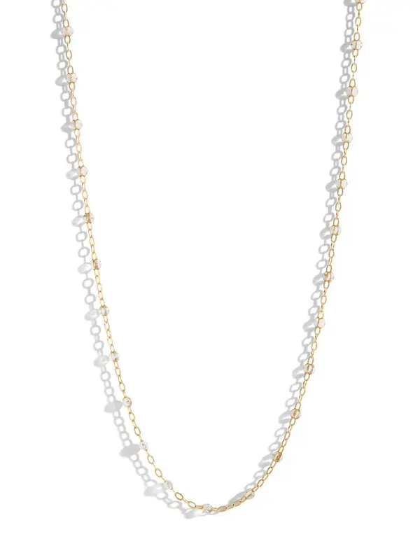 Gigi Clozeau Classic Gigi Sparkle Necklace - Yellow Gold