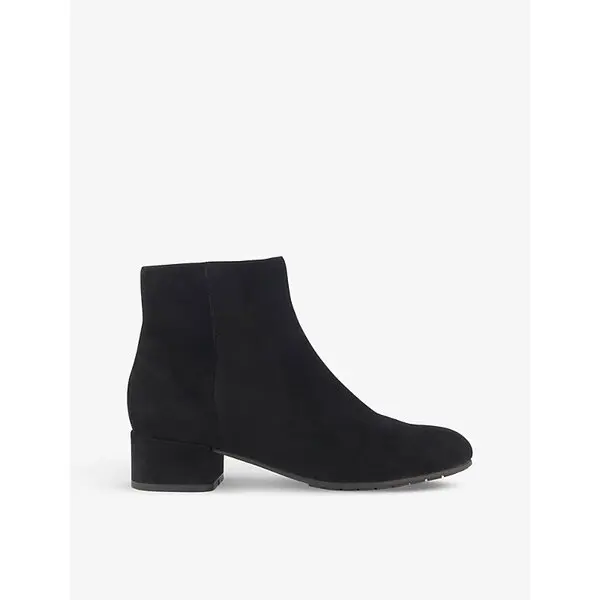 DUNE Pippie Heeled Suede Ankle Boots