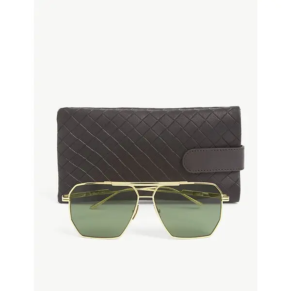 Bottega Veneta Aviator Sunglasses