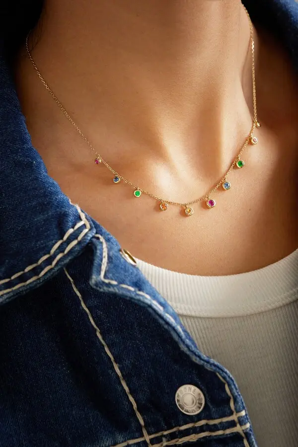 ROXANNE FIRST 14-karat Sapphire Necklace