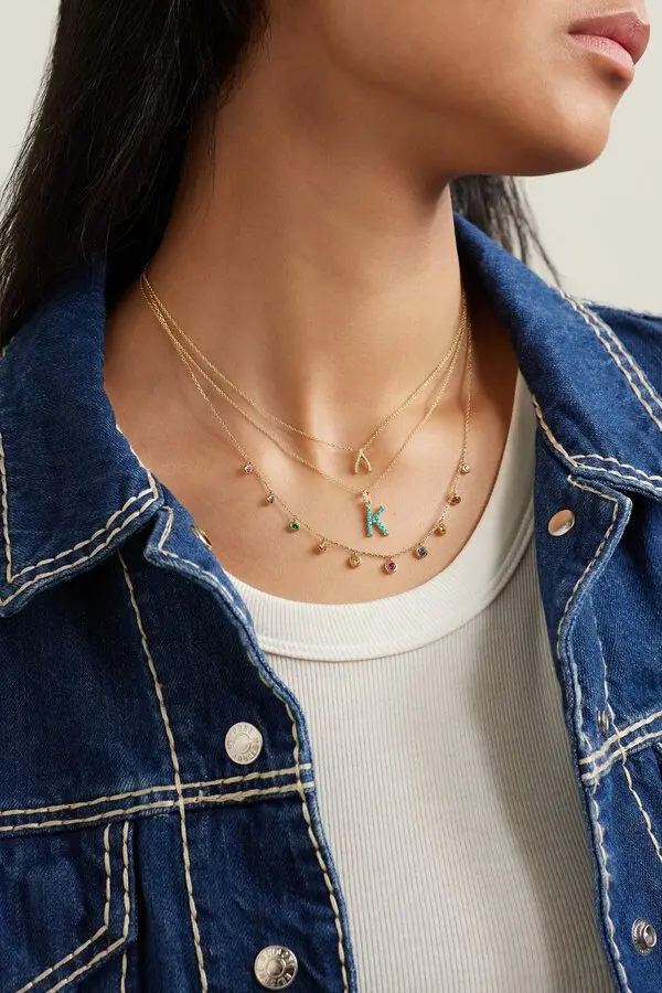 ROXANNE FIRST 14-karat Sapphire Necklace