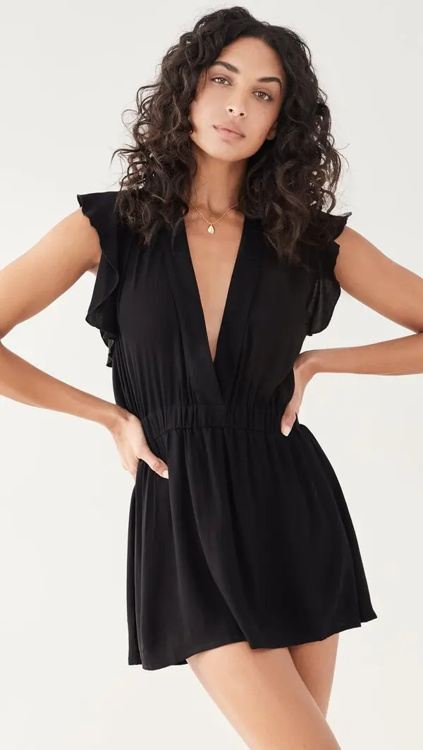 SOLIDO Ruffle Cover Up