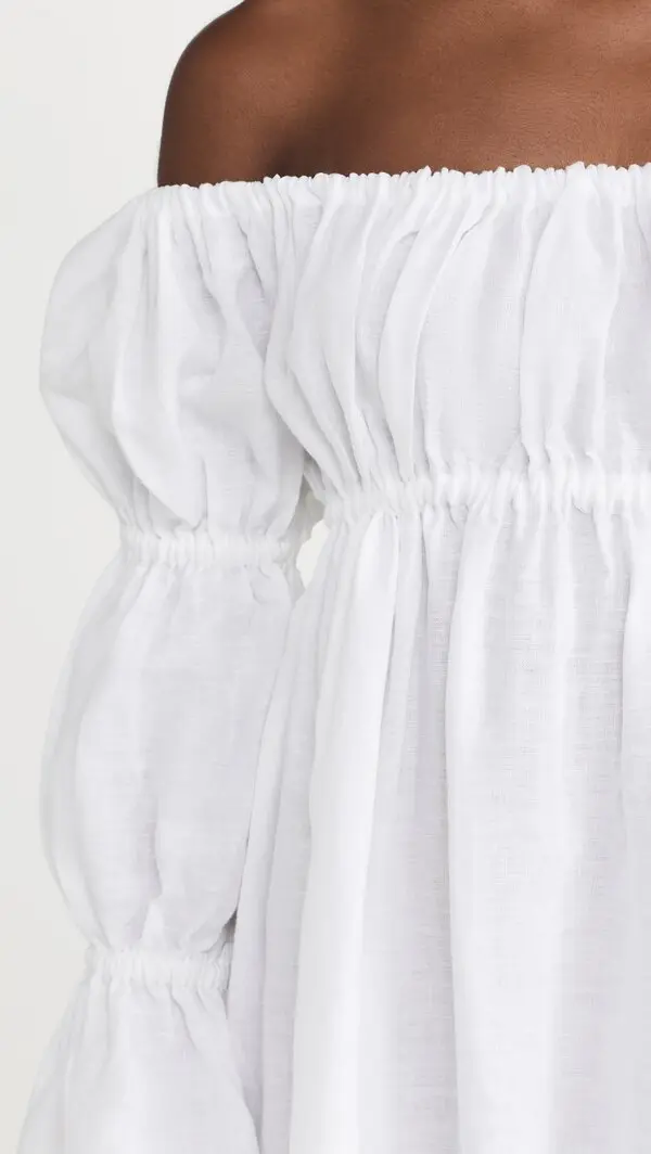 MIE Off-shoulder Dress - White