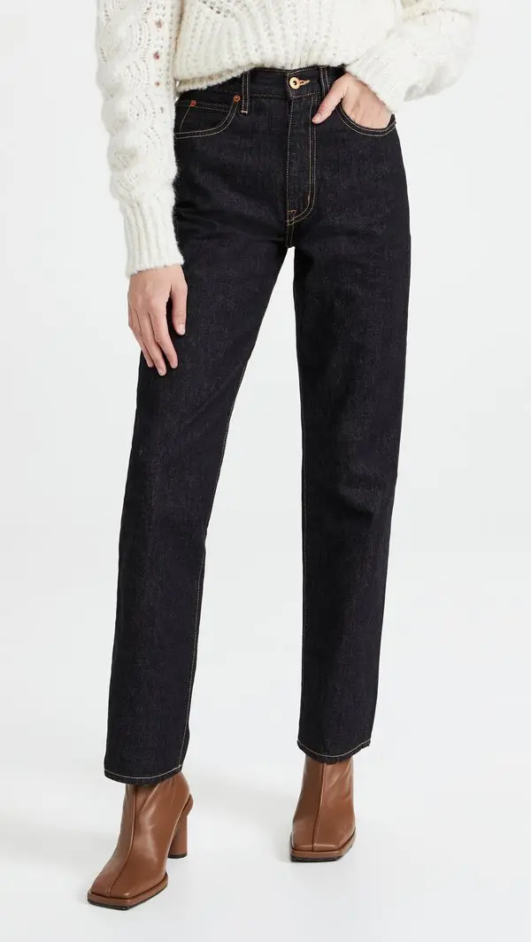 SLVRLAKE London Straight Leg Jeans - Empty Sky