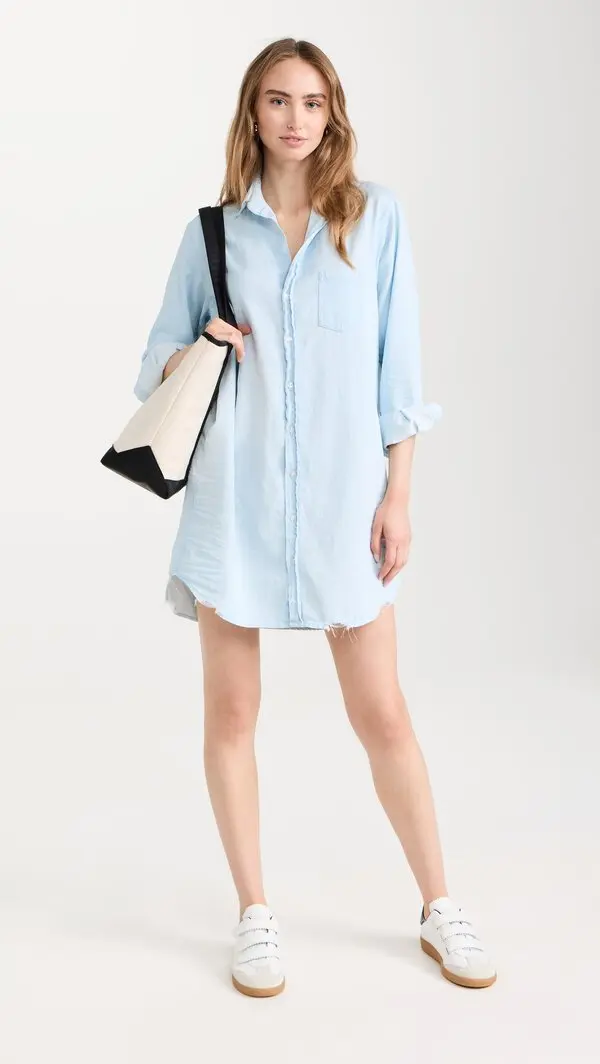 Frank & Eileen Mary Button-up Dress - Classic Blue Wash