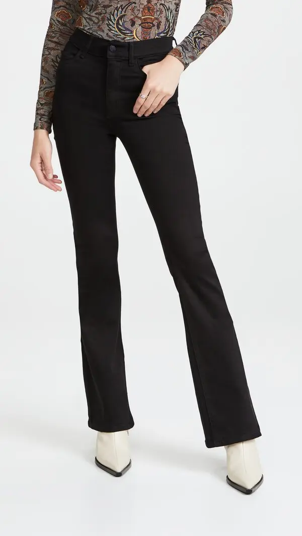DL1961 Bridget Boot High-rise Jeans - Hail