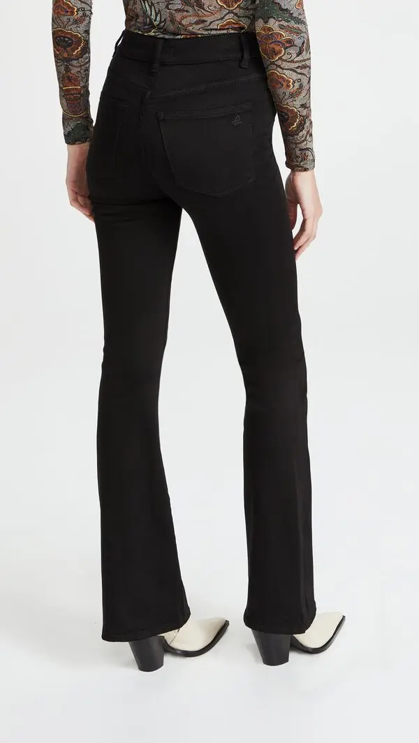 DL1961 Bridget Boot High-rise Jeans - Hail