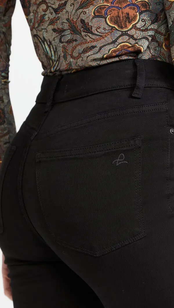 DL1961 Bridget Boot High-rise Jeans - Hail