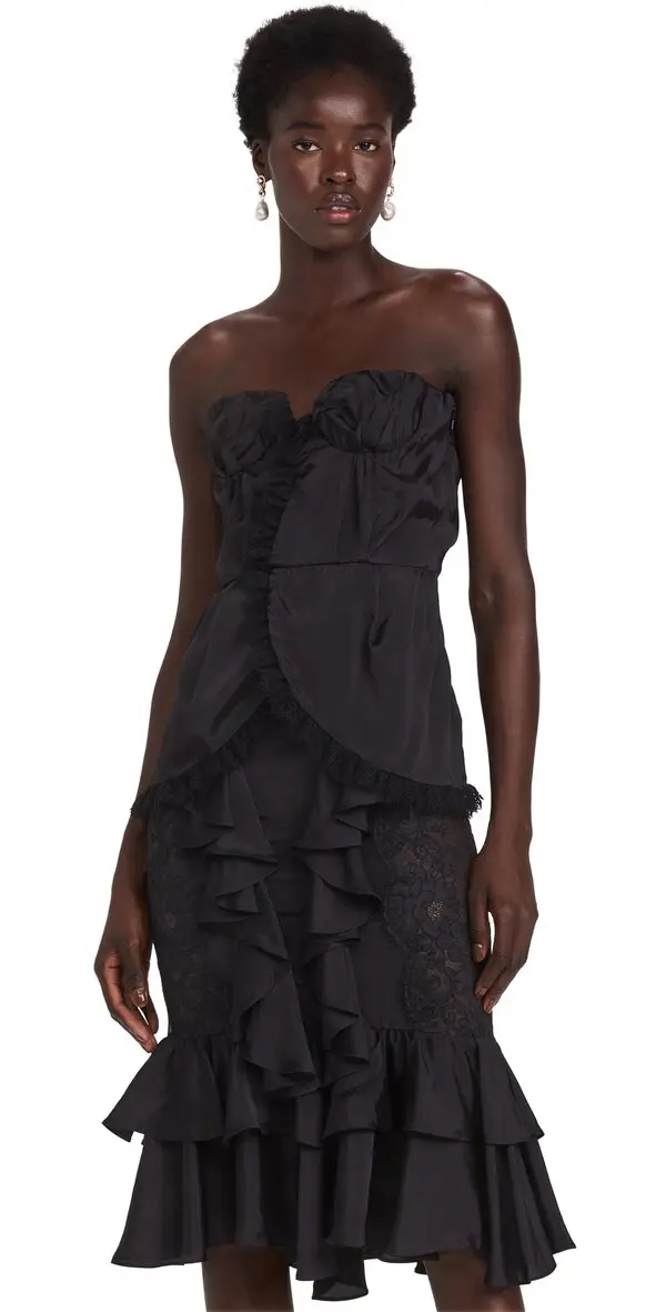 short sleeve black tie dress Boden Women's Zinnia Tie Jersey Short Dress in Black main image 1