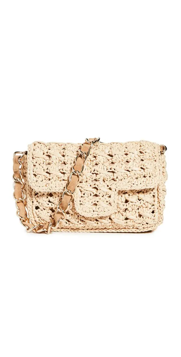 CATERINA BERTINI Woven Shoulder Bag