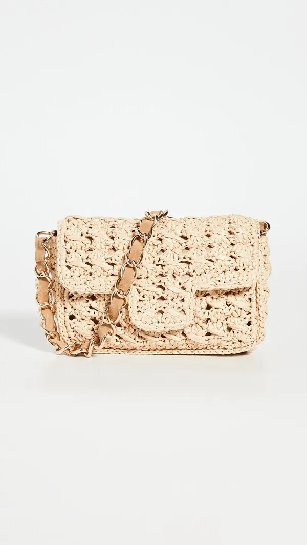 CATERINA BERTINI Woven Shoulder Bag